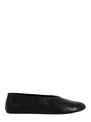 THE ROW Stella Slippers - Black