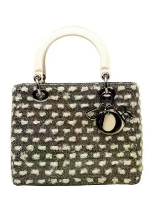 Dior Medium Lady Satchel - Grey