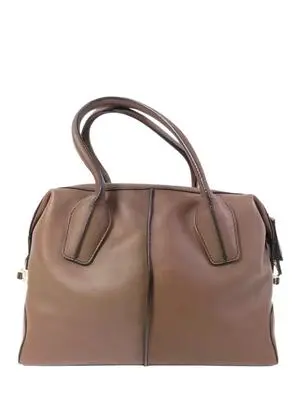 TOD'S D-styling Bauletto Medium Shoulder Bag - Brown