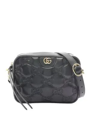 Gucci 2016-2026 Small Gg Matelasse Crossbody Bag - Black