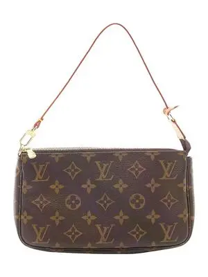 LOUIS VUITTON Monogram Pochette Accessoires Shoulder Bag - Brown