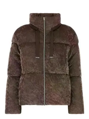 Herno Quilted Chenille Jacket - Brown