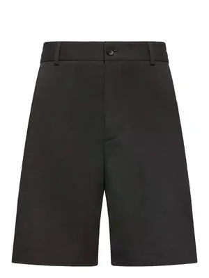 Moncler Belt-loop Button-fastening Shorts - Black