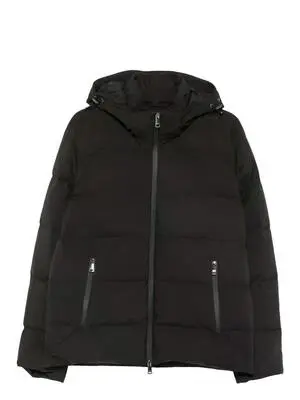 Paul & Shark Hooded Padded Jacket - Black