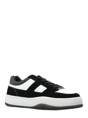 DIESEL® S-d-long Leather Low-top Sneakers - Black
