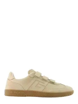 Balmain Swan Touch-strap Sneakers - Neutrals