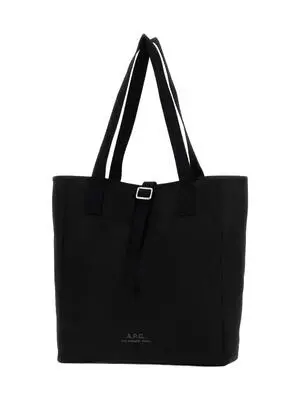 A.p.c. Logo Detail Shoulder Bag - Black