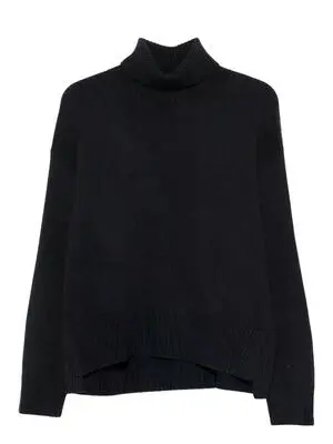 Peserico Embellished Turtleneck Sweater - Blue