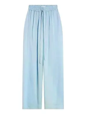 Bondi Born Ardea Hammered Satin Trousers - Blue