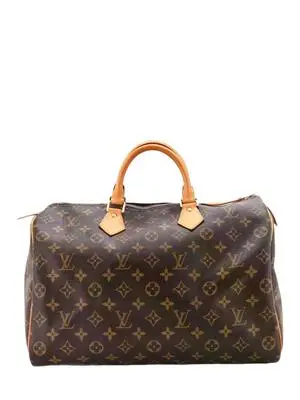LOUIS VUITTON Speedy Satchel Monogram Canvas 35 - Brown