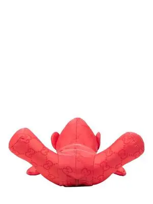 Gucci Gg Nylon Teddy Bear Pouch - Red
