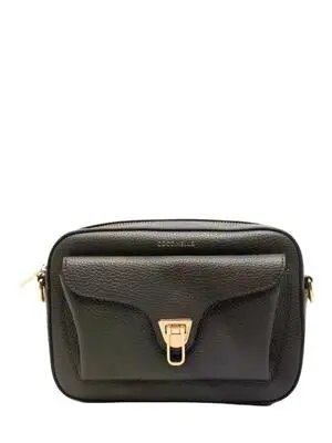 COCCINELLE Leather Crossbody Bag - Grey