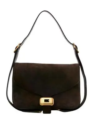 Balenciaga Balenciaga Medium Clicca Shoulder Bag Brown
