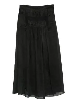 MARANT ETOILE Pylka Maxi Skirt - Black