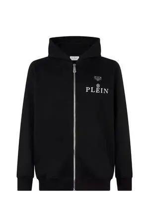 Philipp Plein Zip-up Hoodie - Black