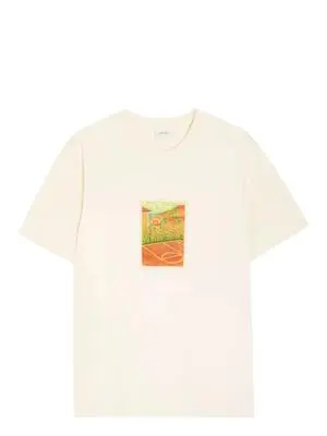 LES DEUX Graphic-print T-shirt - Neutrals