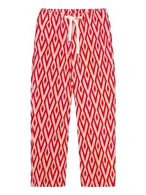 Orlebar Brown Hobie Cano Jacquard Trousers - Red
