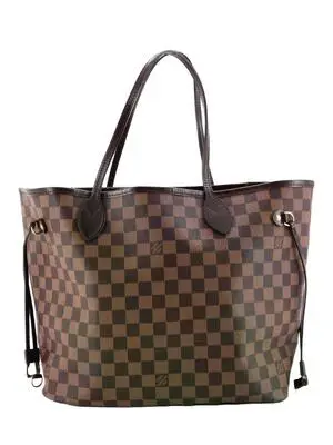 LOUIS VUITTON Louis Vuitton Neverfull MM Tote Bag Brown