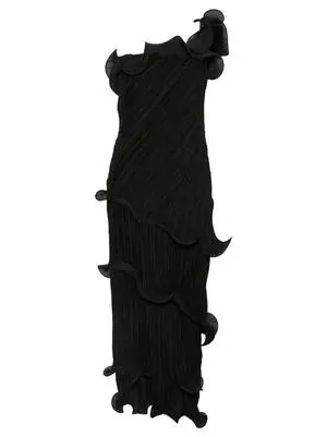 Cult Gaia One-shoulder Midi Dress - Black