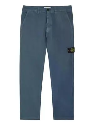 Stone Island Compass Patch Trousers - Blue