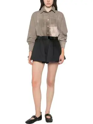 Sea Angelina Belted Shorts - Black