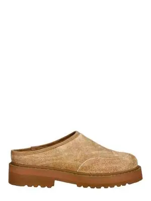 Diemme Suede Slip-on Mules - Neutrals