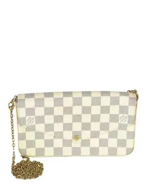 LOUIS VUITTON Felicie Damier Azur Bag - Neutrals