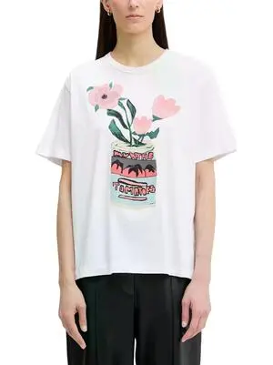 Munthe Graphic Print T-shirt - White