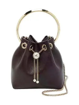 JIMMY CHOO Jimmy Choo Bon Bon Bucket Bag Red