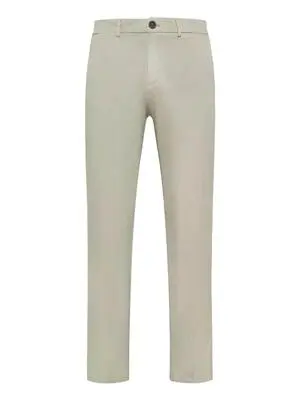 CRUNA Brera Slim-fit Trousers - Neutrals