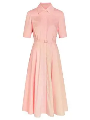 EMILIA WICKSTEAD Belted Midi Dress - Pink