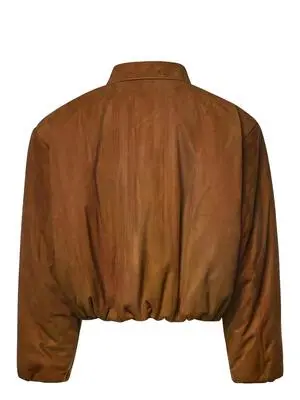 MAGDA BUTRYM Magda Butrym Corduroy-Effect Leather Bomber Jacket