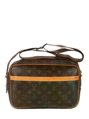 LOUIS VUITTON Monogram Reporter Shoulder Bag - Brown