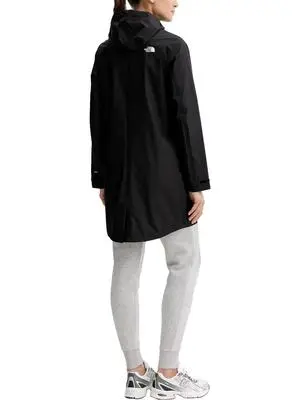 The North Face Hooded Ripstop Packable Parka - Black