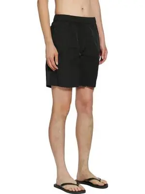 Moncler Elasticated Waist Swim Shorts - Black