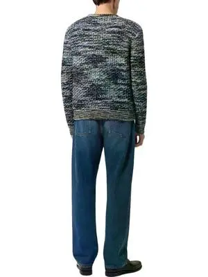 Missoni Zigzag Knit Crewneck Sweater - Blue