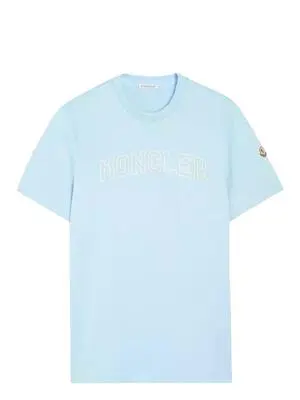 Moncler Logo-patch T-shirt - Blue