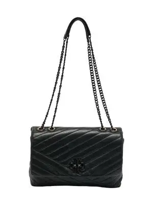 Tory Burch Kira Quilted Shoulder Bag - Black