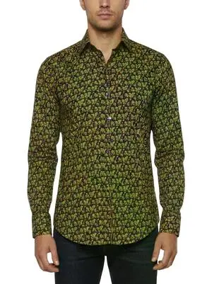 Dolce & Gabbana Gold Cactus-print Shirt - Green