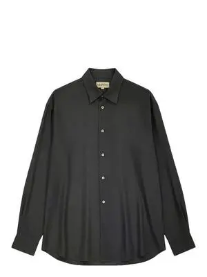 Valentino Garavani Long-sleeve Button-down Shirt - Black
