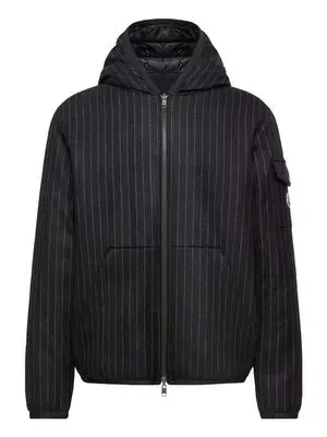 Moncler Ceze Pinstripe Jacket - Blue