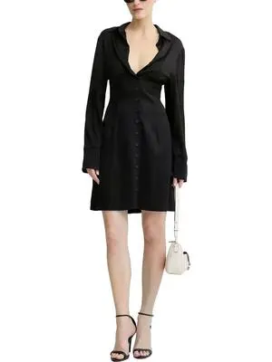 SILVIAN HEACH Button-down Shirt Dress - Black
