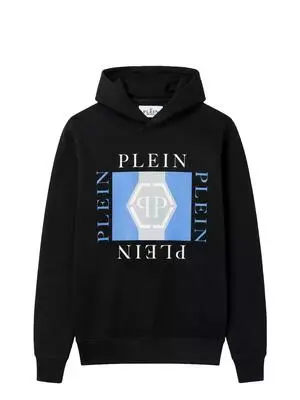 Philipp Plein Logo-print Hoodie - Black