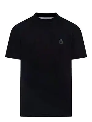 BRUNELLO CUCINELLI Logo-embroidered T-shirt