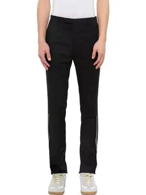 LANVIN Tailored Trousers With Contrast Side Panels - Black