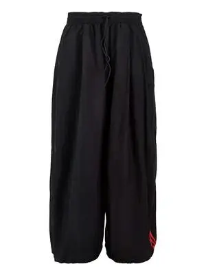 Y3 Logo-print Drawstring-waist Trousers - Black