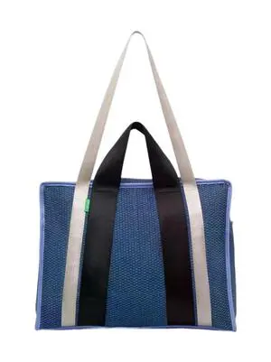 BENETTON Benetton Contrast-Strap Tote Bag