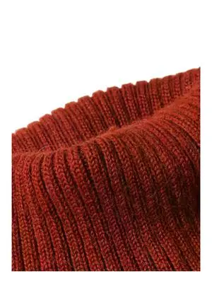 Gucci Ribbed Knit Turtleneck Sweater - Brown