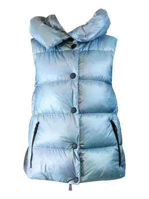 Moncler Padded Hooded Gilet - Blue