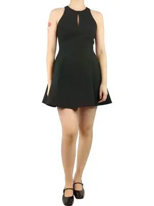 Elizabeth And James Sleeveless Cut-out Mini Dress - Black